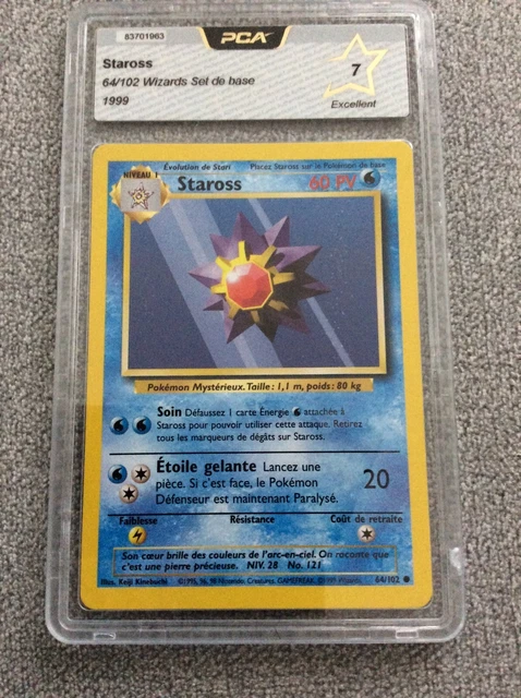 CARTE POKÉMON PCA 7 STAROSS 64/102 SET DE BASE WIZARDS FR COMME NEUVE OFFICIELLE EUR 35,00 ...