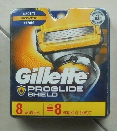 GILLETTE PROGLIDE SHIELD 8 Pack Stück Rasierklingen lamette Blade ...