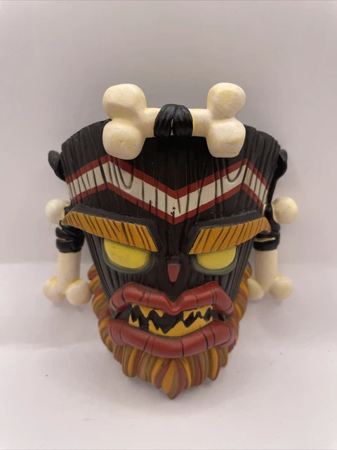 1999 VINTAGE CRASH Bandicoot Uka Uka Mask Toy Figure $100.00 - PicClick AU