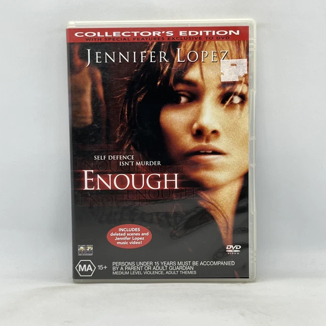 ENOUGH JENNIFER LOPEZ JLO DVD Movie Film VGC Free Post R4 PAL £7.56 ...