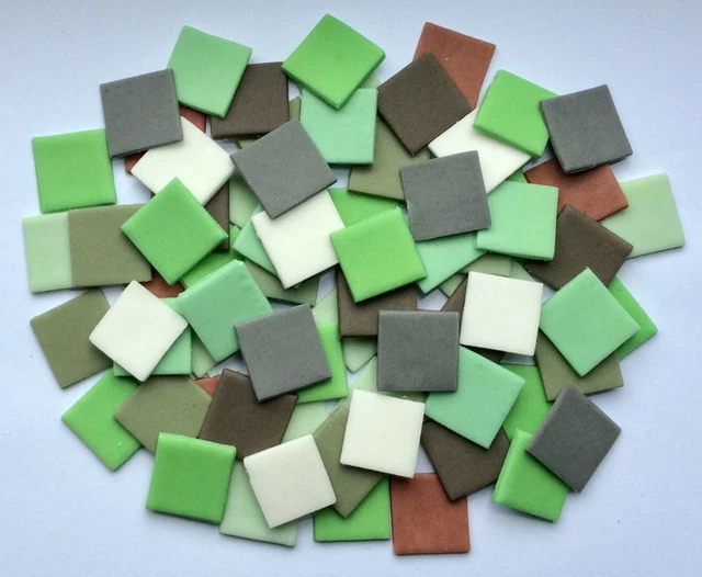 MINECRAFT EDIBLE SQUARES Cake Toppers 100 x 2cm Pixels Cake Icing ...