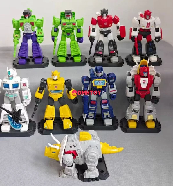 BLOKS TRANSFORMERS SOUNDWAVE Bumblebee Slag Blind Box Mini Figure Toys ...