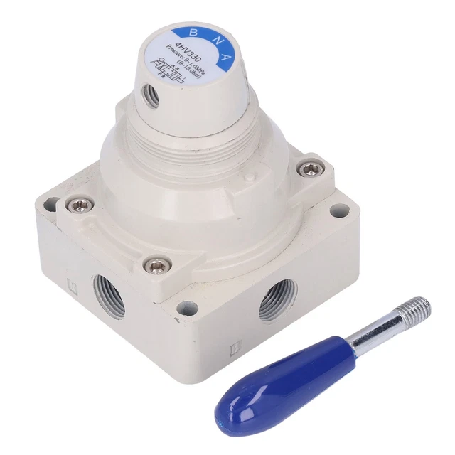 LEVER HAND VALVE Light Reversing Rotation Pneumatic Control Switch 3 ...