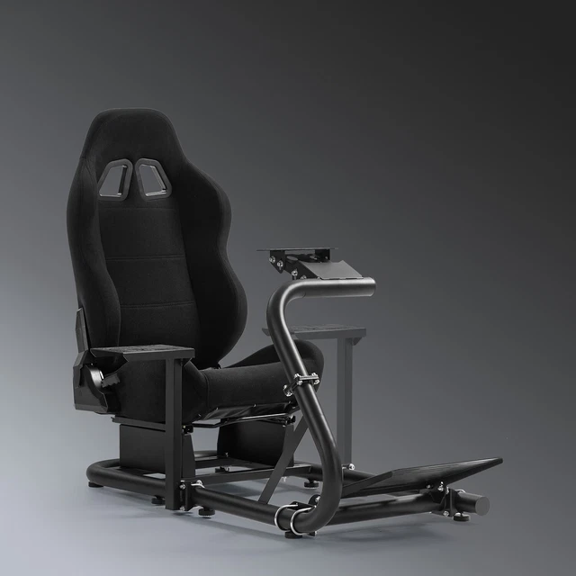 HOTTOBY RACING SIMULATOR Cockpit Wheel Stand with Seat Fit Logitech ...
