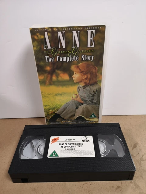 ANNE OF GREEN Gables - The Complete Story - VHS Video - Pal - Video ...