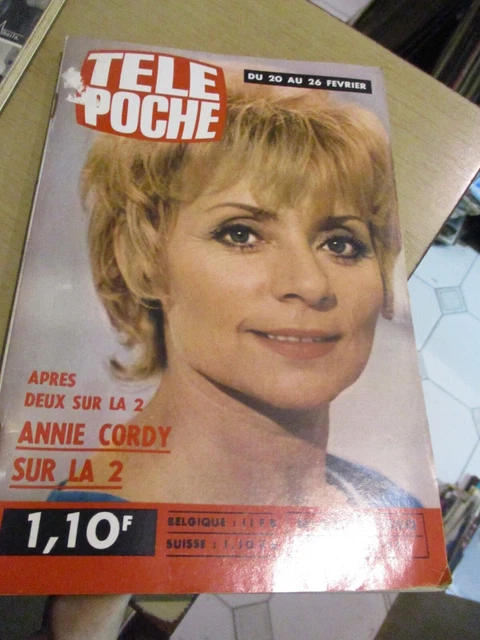 TELE POCHE MAGAZINE 1971 numero 262 sheila roman photo annie cordy EUR ...