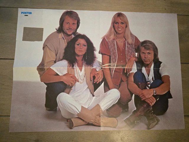 ABBA / FRIDA / Agnetha - Mega poster - Very rare - 40 X 52 cm Sweden ...