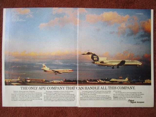 1992 PUB ALLIED Signal Aerospace Garrett 331-500 Apu United Alaska ...