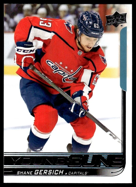2018-19 UPPER DECK Young Guns Shane Gersich recrue Washington Capitals ...