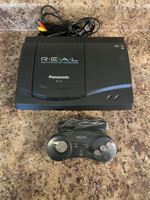 PANASONIC 3DO FZ-10 REAL Console + Sanyo Controller Power AV Working ...