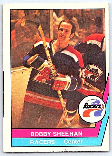 1977-78 O-PEE-CHEE WHA Bobby Sheehan Indianapolis Racers #47 $1.25 ...