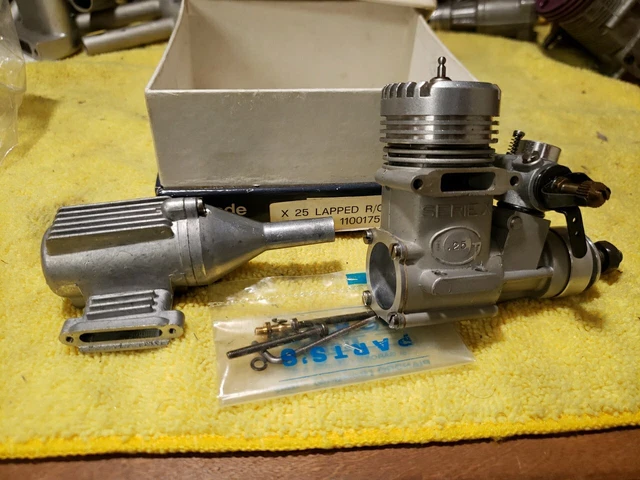 SUPER TIGRE ENGINE - Super Tigre X 25 Lapped RC w/Muffler - Series X ...