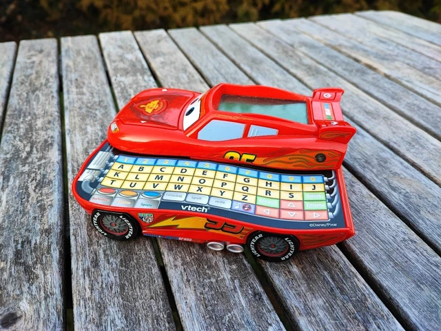 VTECH DISNEY PIXAR CARS LIGHTNING McQUEEN LEARN & GO LEARNING COMPUTER ...
