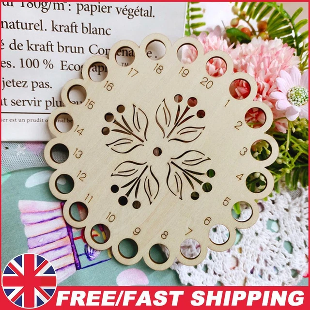 DIY EMBROIDERED HOLLOW Thread Board Wooden Home Cross Stitch Tool ...