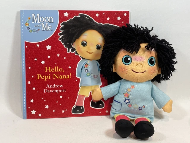 CBEEBIES MOON AND Me Talking Pepi Nana 12" Soft Plush Toy & Story Book ...