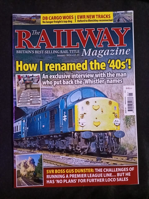 THE RAILWAY MAGAZINE January 2024 - Train Magazines £3.99 - PicClick UK