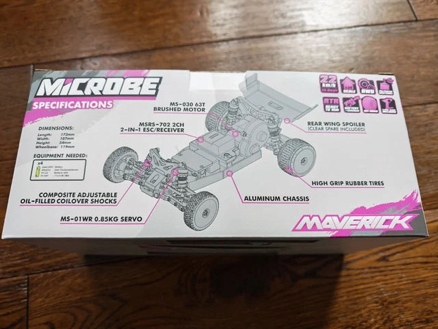 MAVERICK MICROBE 1/24TH Buggy - Pink £75.58 - PicClick UK