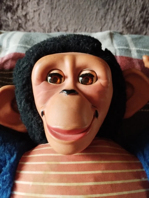 VINTAGE JACKO MONKEY Great Condion Open Close Eyes, Retro 60's 70s Chad ... VINTAGE JACKO MONKEY Great Condion Open Close Eyes, Retro 60's 70s Chad ...