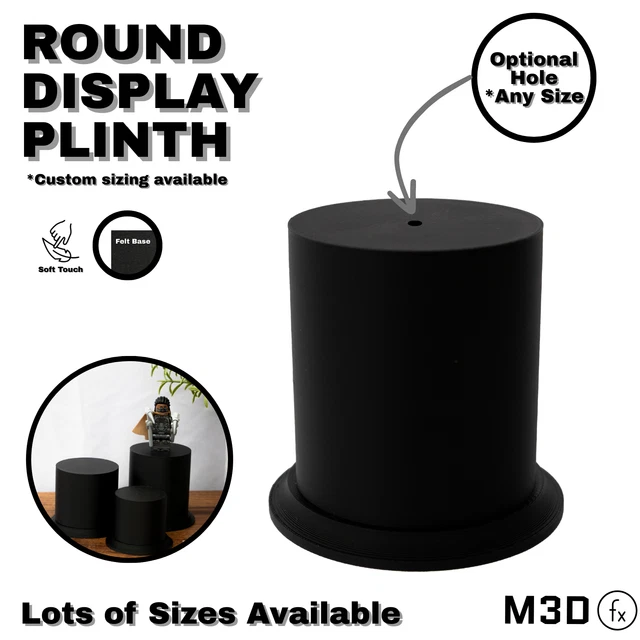 MINIATURE SCALE FIGURE Model Display Plinth, Diorama, Base, 40k ...