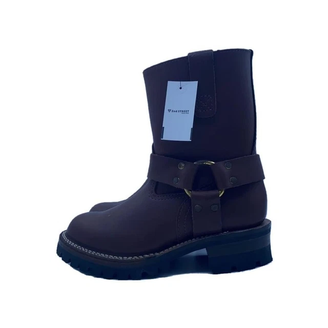 WESCO WESTERN BOOTS Leather Brown US 5EE Heel 4.5cm Height 25.5cm Sole ...