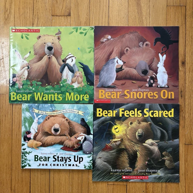 LOT OF 4 Bear Wants More Series Picture Books by Karma Wilson Jane ...
