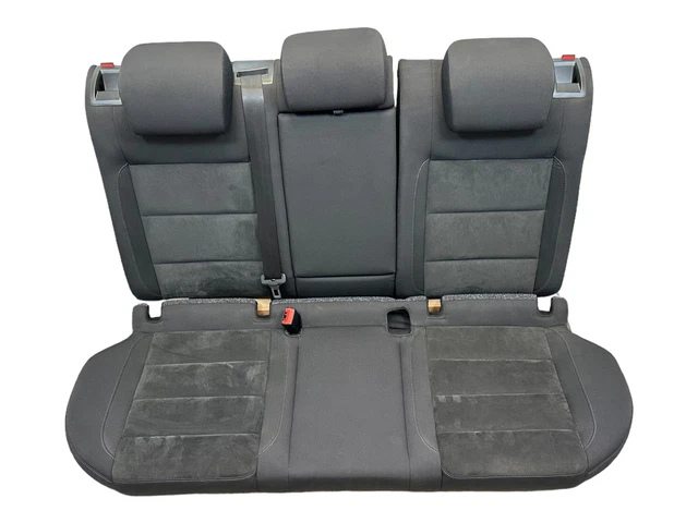 SIÈGE ARRIÈRE BANQUETTE Alcantara Tissu VW Golf 6 5K Titane Noir XT EUR ...