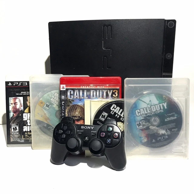 PLAYSTATION 3 160 Go console PS3 PS1 rétrocompatible jeux COD et GTA ...