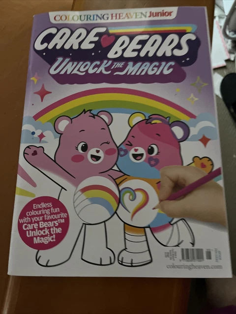 COLOURING HEAVEN JUNIOR Magazine Issue 6 Care Bears Unlock The Magic ...