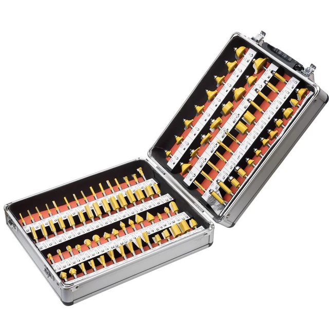 100PCS SET 1/4 Cove Box/Chamfer/Dovetail/Round over/Straight/V-Groove ...