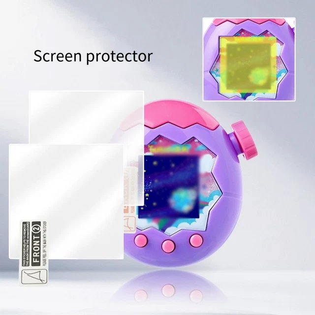 FÜR TAMAGOTCHI PARADISE Square Full Screen Schutzfolie Transparent ...