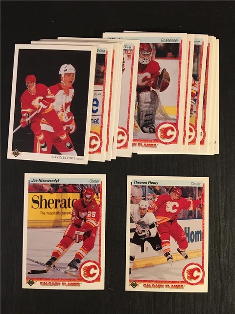 1990-91 UPPER DECK Calgary Flames Team Set 26 cartes EUR 3,31 - PicClick FR