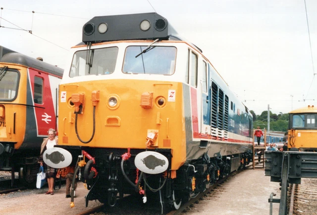 RAILWAY PHOTO 6X4 Class 50 50033 NSE Norwich Crown Point TMD c1987 £2. ...
