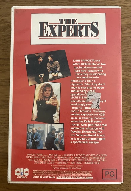 THE EXPERTS VHS Big Box XRental CIC orig case Video '88 Travolta ...