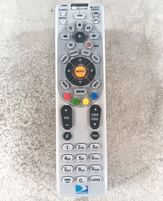 DIRECTV RC65RX UHF RF Universal Remote Control RF-XMP Direct TV for HD ...