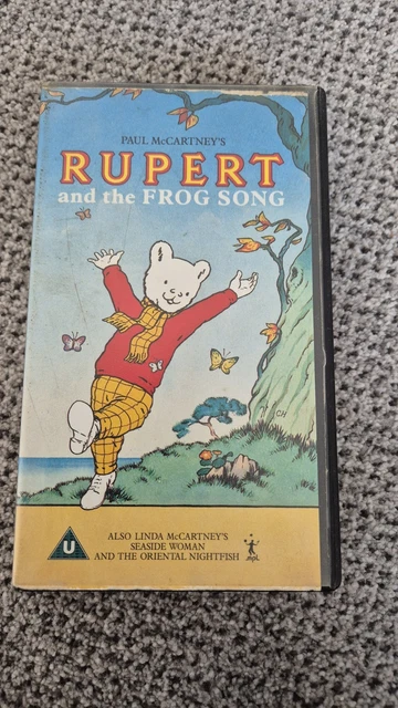 VINTAGE PAUL MCCARTNEYS Rupert and The Frog Song VHS Video £10.80 ...