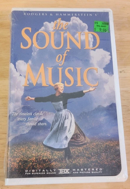 THE SOUND OF Music - VHS - New - Clamshell - Julie Andrews. THX ...