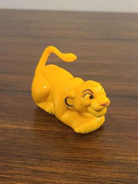 VINTAGE DISNEY LION King Burger King Young Simba Cub Spin Tail Wind Up ...