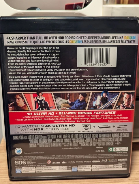 SCOTT PILGRIM VS. The World 4K UHD Unsealed Never Watched £6.49 ...