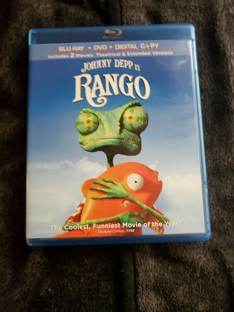 RANGO (BLU-RAY/DVD, 2011, 2-Disc-Set, enthält digitale Kopie) EUR 5,77 ...