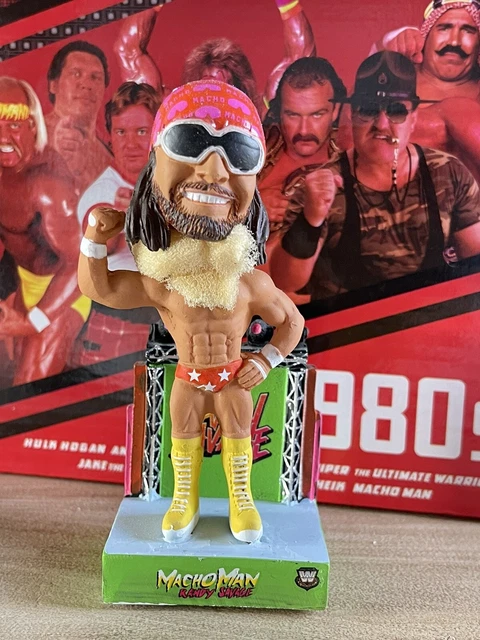 MACHO MAN RANDY Savage WWE WWF Wrestling Legend 4” Bobblehead #/720 $75 ...