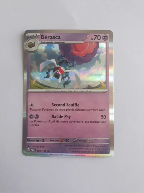 CARTE POKEMON BÉRASCA 99/193 holo Ecarlate et Violet évolutions à ...