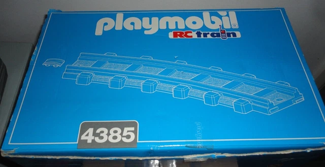 PLAYMOBIL BOX OF 12x curved track for Remote control trains 4385 with ...