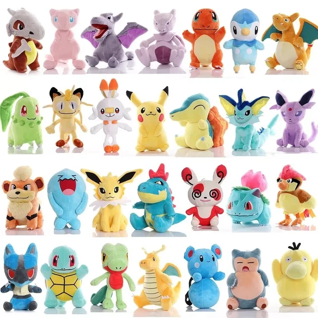 POKEMON STUFFED PLUSH toys 20-30cm 70 Models Kids Gift Birthday ...