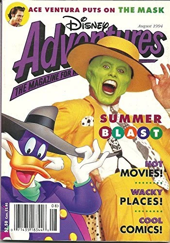 DISNEY ADVENTURES THE MAGAZINE FOR KIDS AUGUST 1994 By Tommi Lewis ...