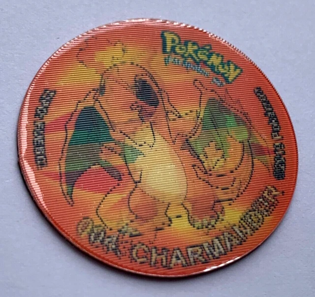 TAZO 3D POKEMON DKV #02 CHARMANDER CHARMELEON CHARIZARD 2020 PERU Pog ...