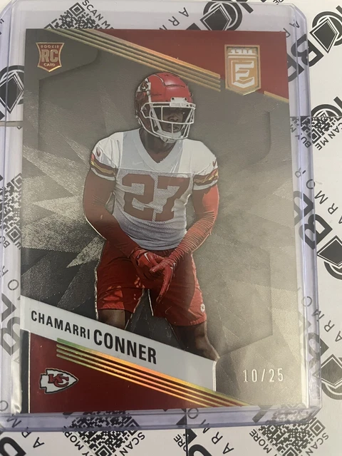 CHAMARRI CONNER 2023 Donruss Elite RC noir /25 Kansas City Chiefs EUR ...