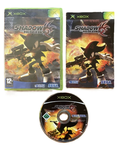 SHADOW THE HEDGEHOG Xbox (Works on 360) SONIC COMPLETE Disc is Very ...
