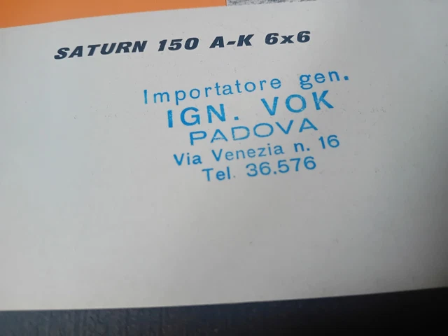 DEUTZ MAGIRUS SATURN 150 Ak 6X6 Truck Ribaltabile 3 Assi Oldtimer ...