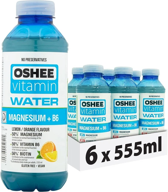 OSHEE VITAMIN WATER Lemon & Orange Flavour Hydration Drink-( 555ml X ...