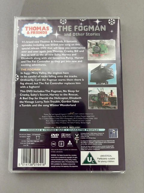 THOMAS THE TANK Engine And Friends: The Fogman And Other Stories DVD New Sealed £19.99 - PicClick UK